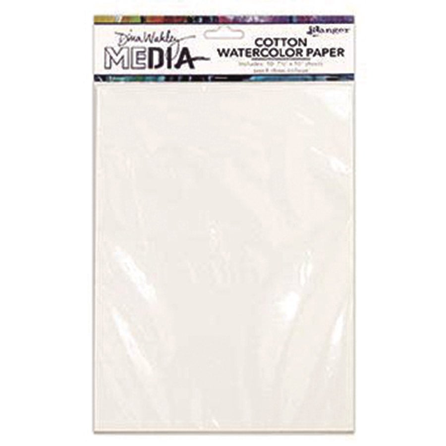 Dina Wakley Media - Cotton Watercolor Paper Pack (10 Sheets) | Annie G ...