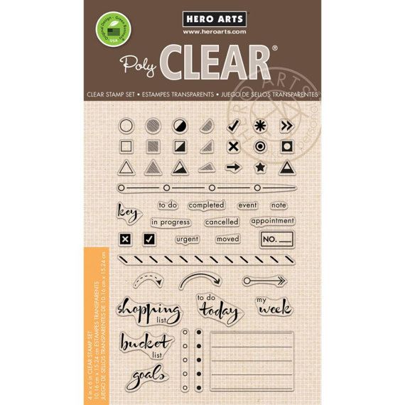 Hero Arts Stamp Set - Bullet Journaling | Annie G Studio