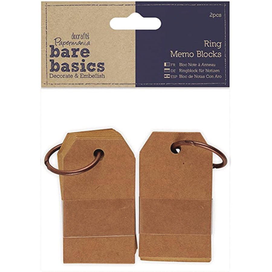 Docrafts Bare Basics - Ring Memo Blocks | Annie G Studio