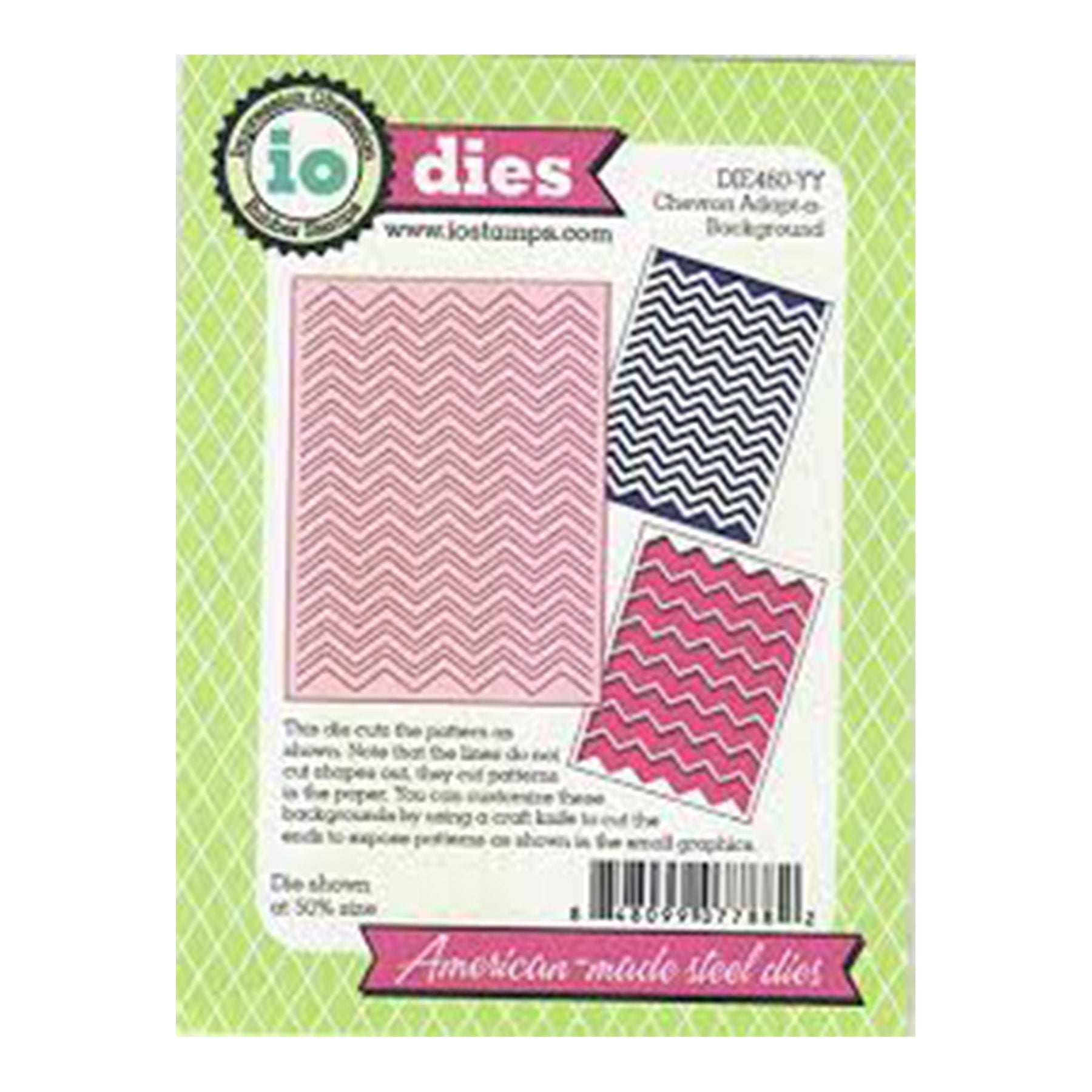 Impression Obsession Chevron Adapt-a-Background Die | Annie G Studio